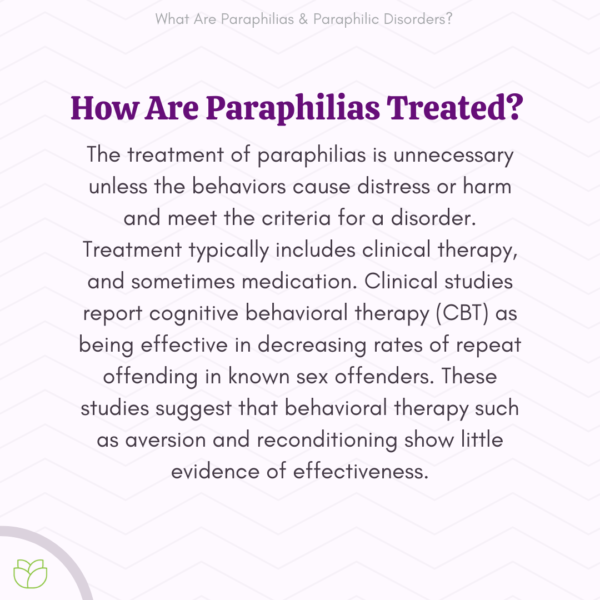 What Are Paraphilias & Paraphilic Disorders?