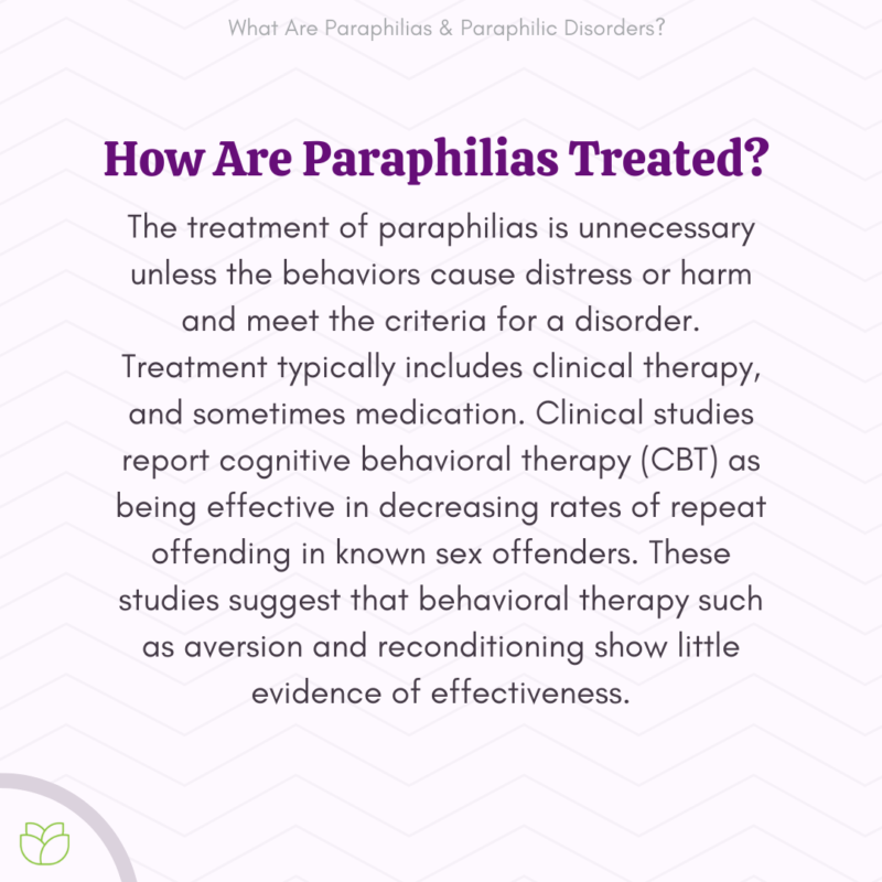 What Are Paraphilias & Paraphilic Disorders?