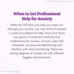 How to Use the 333 Rule to Calm Anxiety