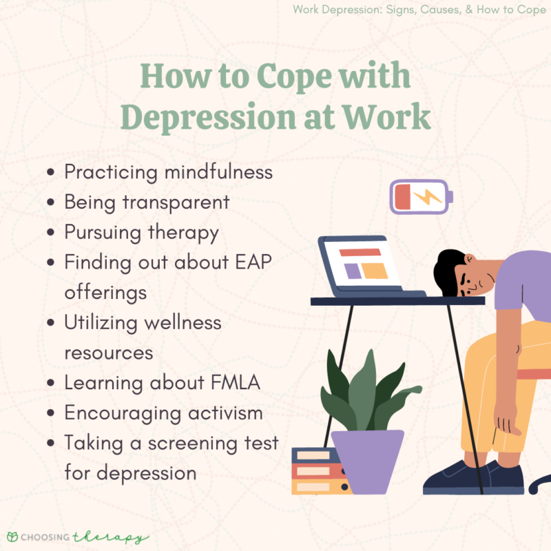 15 Signs of Work Depression, Causes, & How to Cope