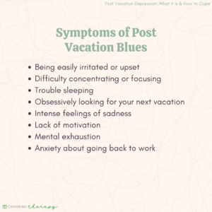 How to Cope With Post-Vacation Blues