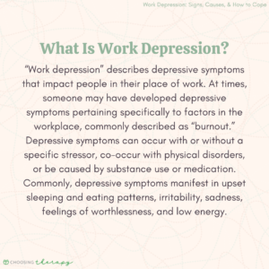 15 Signs of Work Depression, Causes, & How to Cope