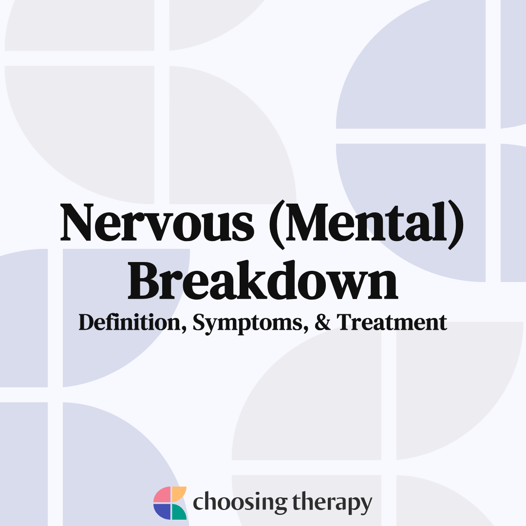 Signs of a Mental Breakdown & Ways to Cope