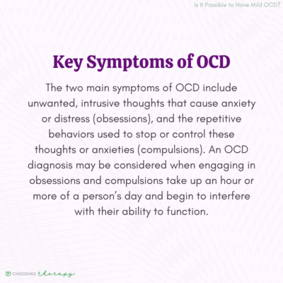 Can You Have Mild OCD?