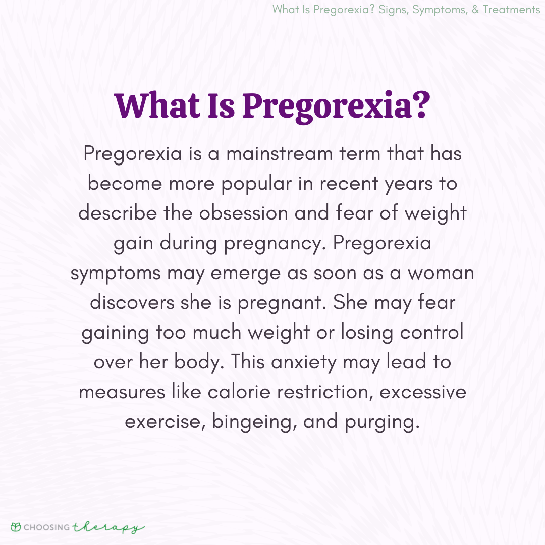 What Is Pregorexia?