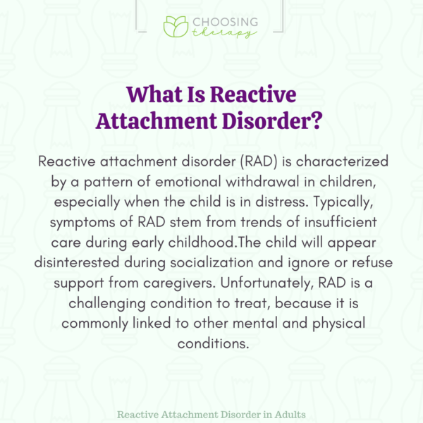 How Reactive Attachment Disorder Affects Adults