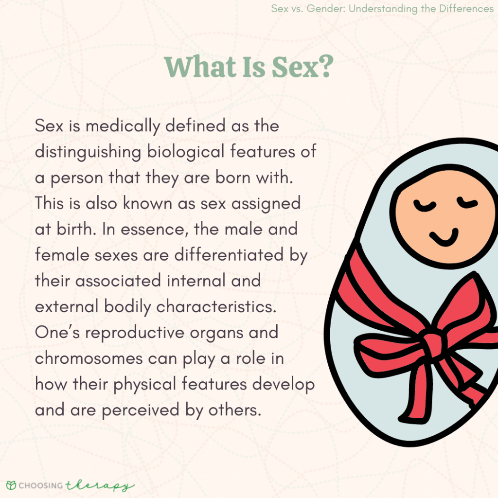 Whats The Difference Between Sex And Gender