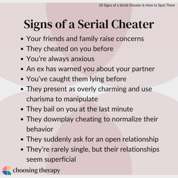 20 Signs of a Serial Cheater & How to Spot Them