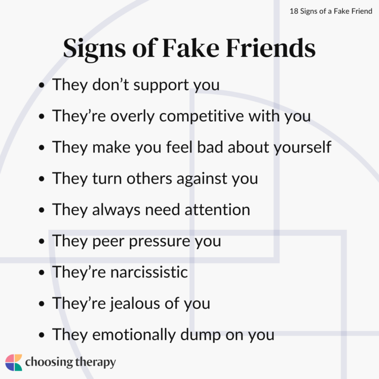18 Signs of a Fake Friend (& What to Do About Them)