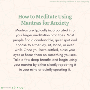 12 Mantras for Calming Anxiety