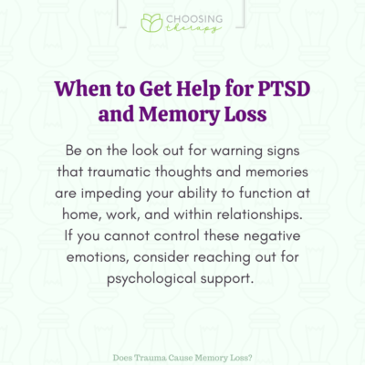 Does Trauma Cause Memory Loss?