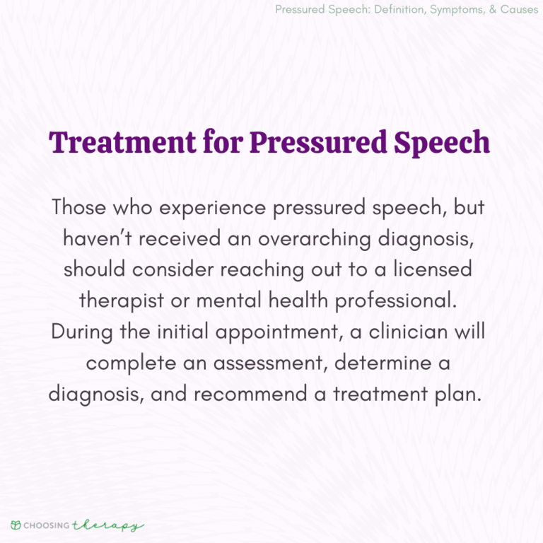 What Is Pressured Speech? - Choosing Therapy
