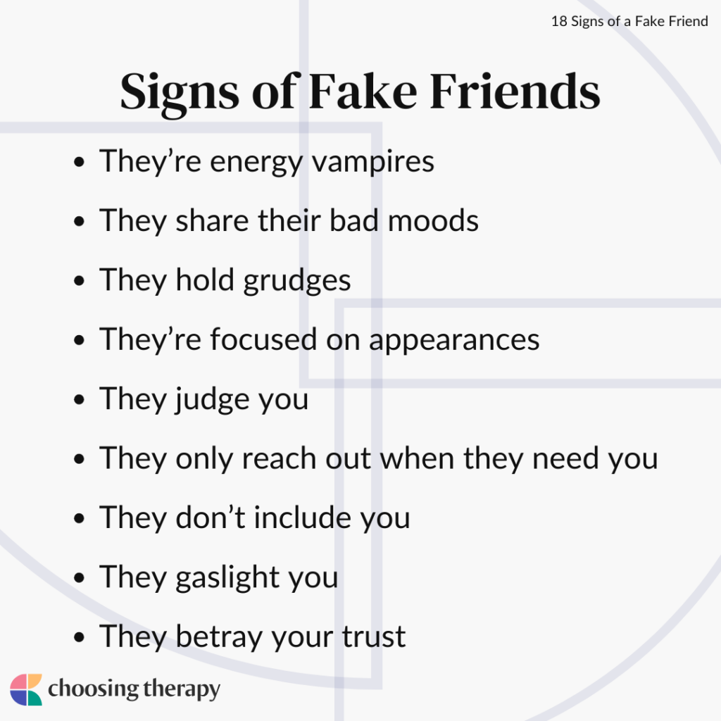 18 Signs of a Fake Friend (& What to Do About Them)