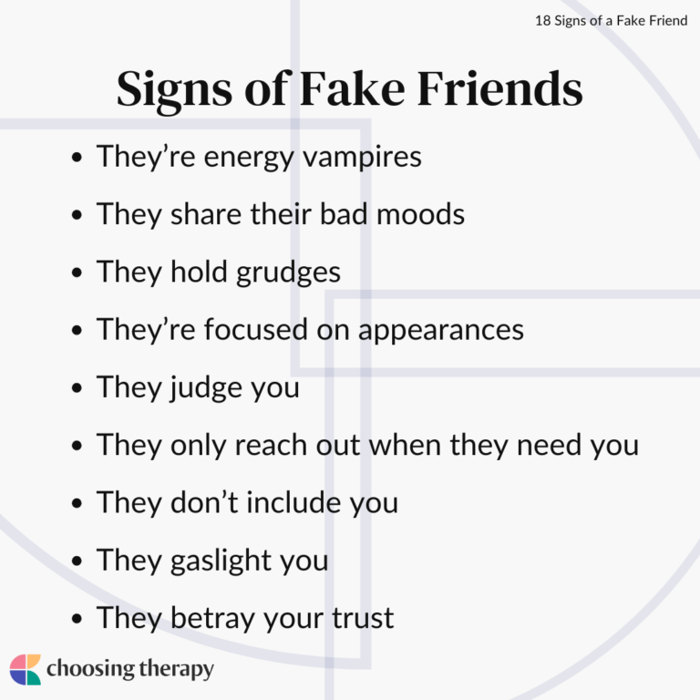 18 Signs of a Fake Friend (& What to Do About Them)