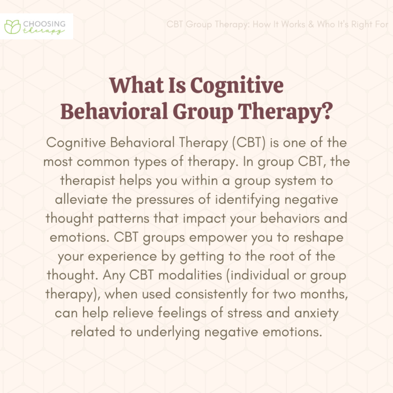 What Is Group CBT Therapy & Is It Right for Me? What Is Group CBT Therapy & Is It Right for Me?