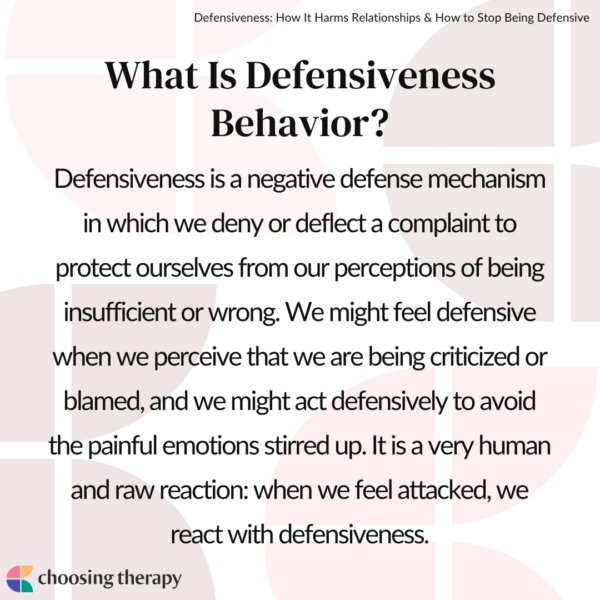 How to Overcome Defensiveness