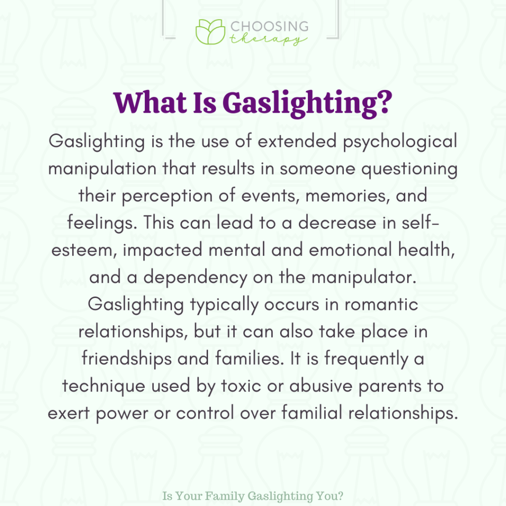 How Gaslighting Happens in the Family & How to Resist It How Gaslighting Happens in the Family & How to Resist It