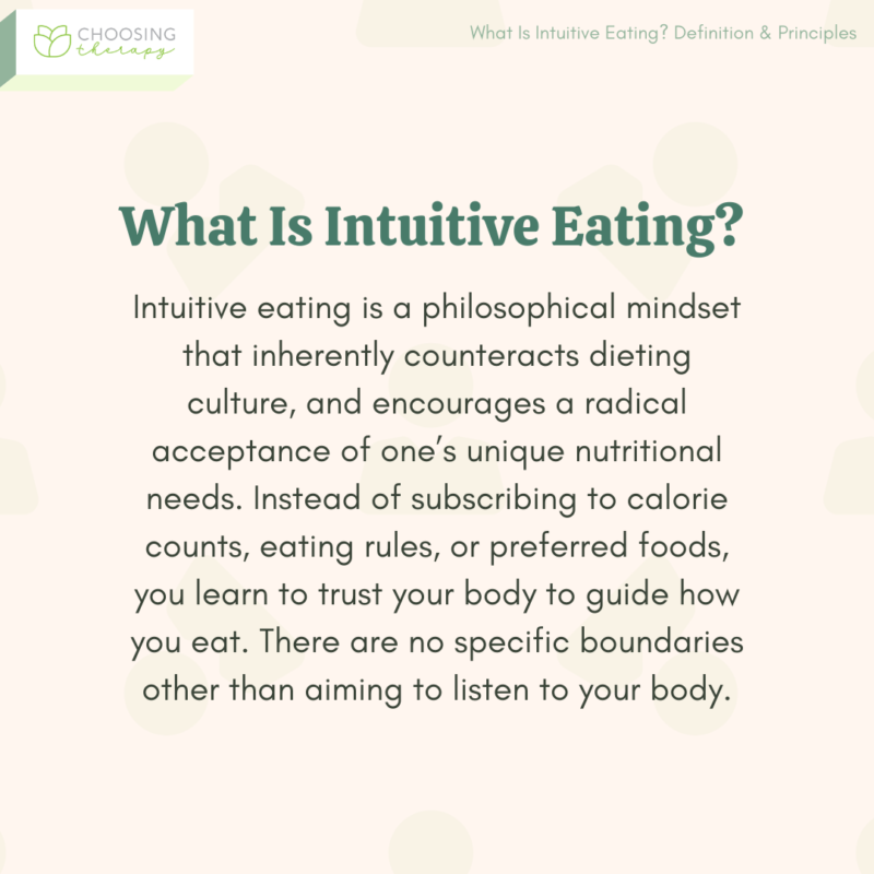 Intuitive Eating Principles