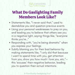 How Gaslighting Happens in the Family & How to Resist It