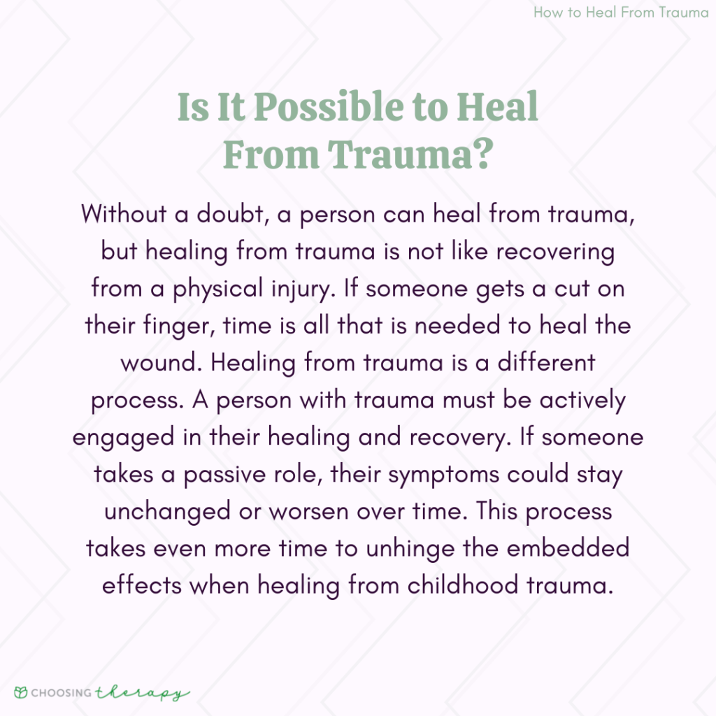 10 Tips on Healing From Trauma