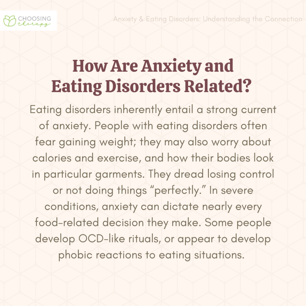 Anxiety & Eating Disorders
