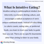The 10 Intuitive Eating Principles