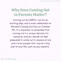 8 Tips for Coming Out to Your Parents
