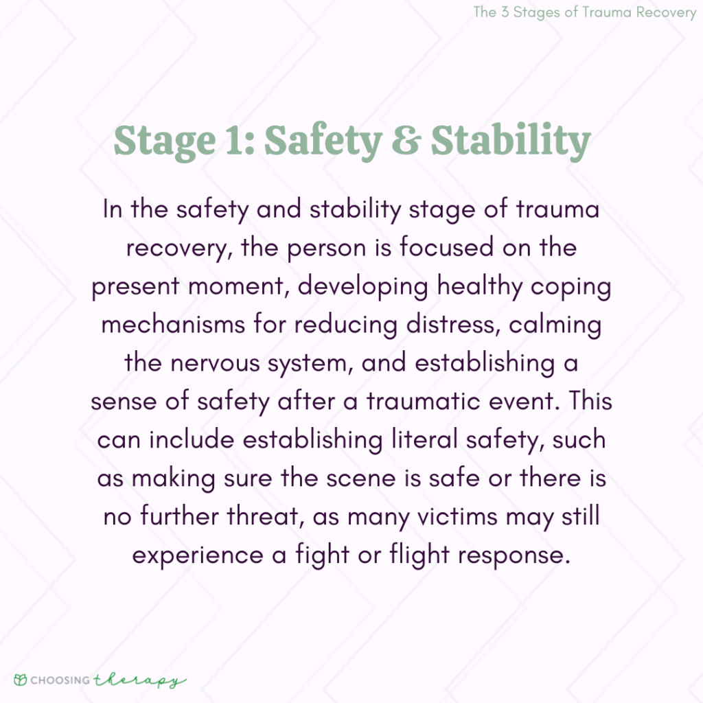 3 Stages of Trauma Recovery