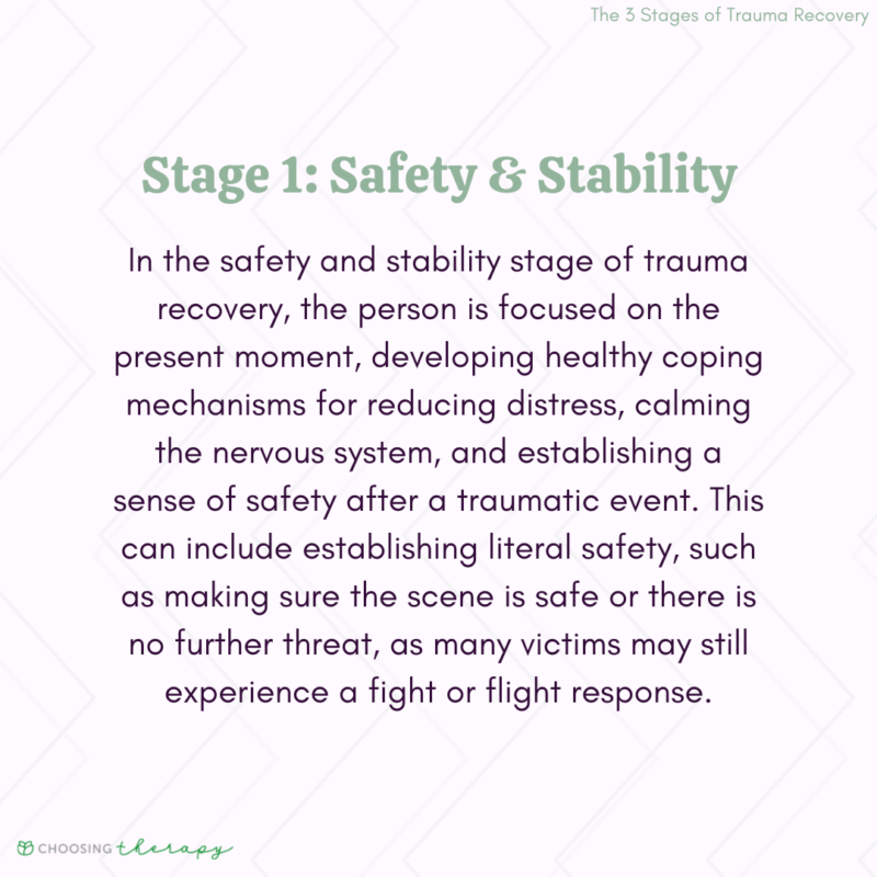 3 Stages of Trauma Recovery
