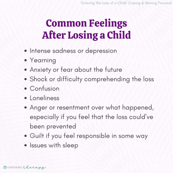 Grieving the Loss of a Child: Coping & Moving Forward