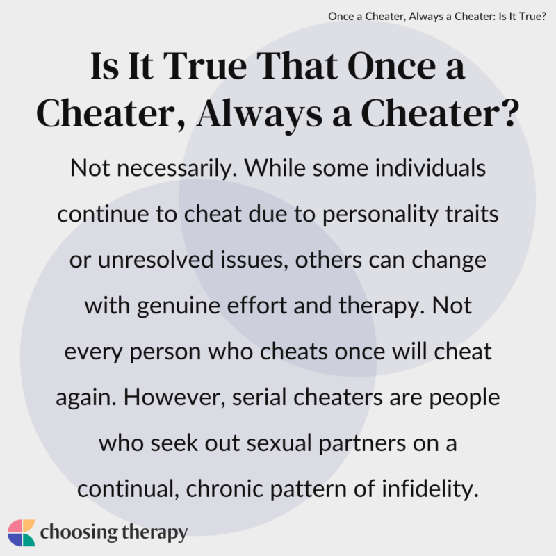 Once a Cheater, Always a Cheater? 9 Reasons for Serial Infidelity
