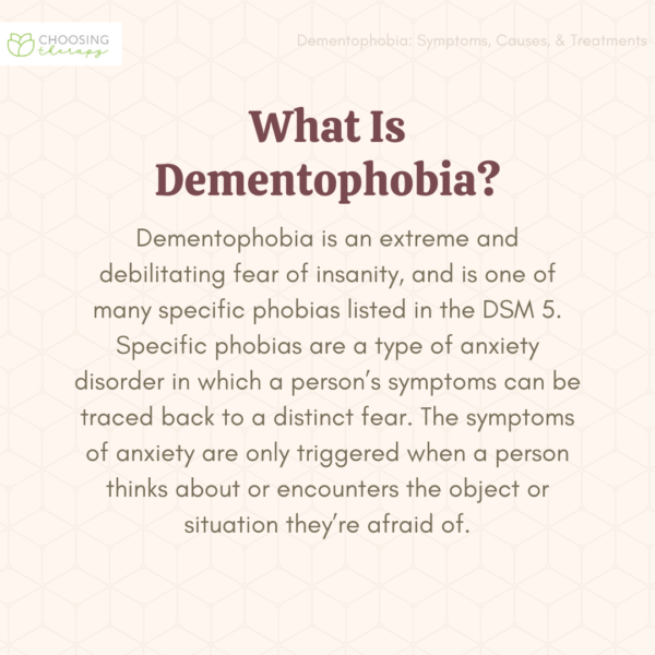 What is Dementophobia?