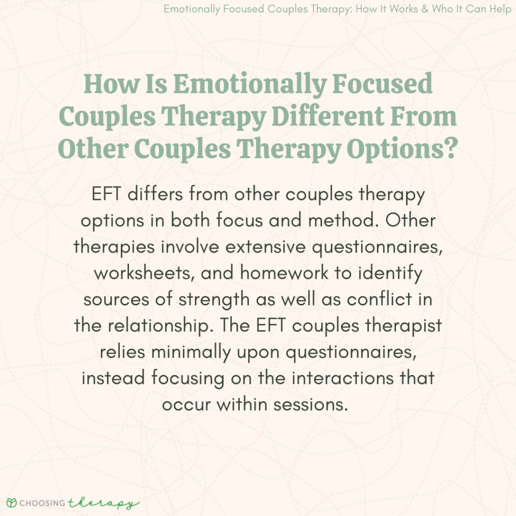 Emotionally Focused Couples Therapy: How It Works & Who It Can Help