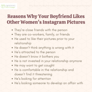 Why Does My Boyfriend Like Other Women’s Pictures on Instagram?