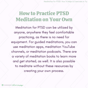 How to Use Meditation for PTSD
