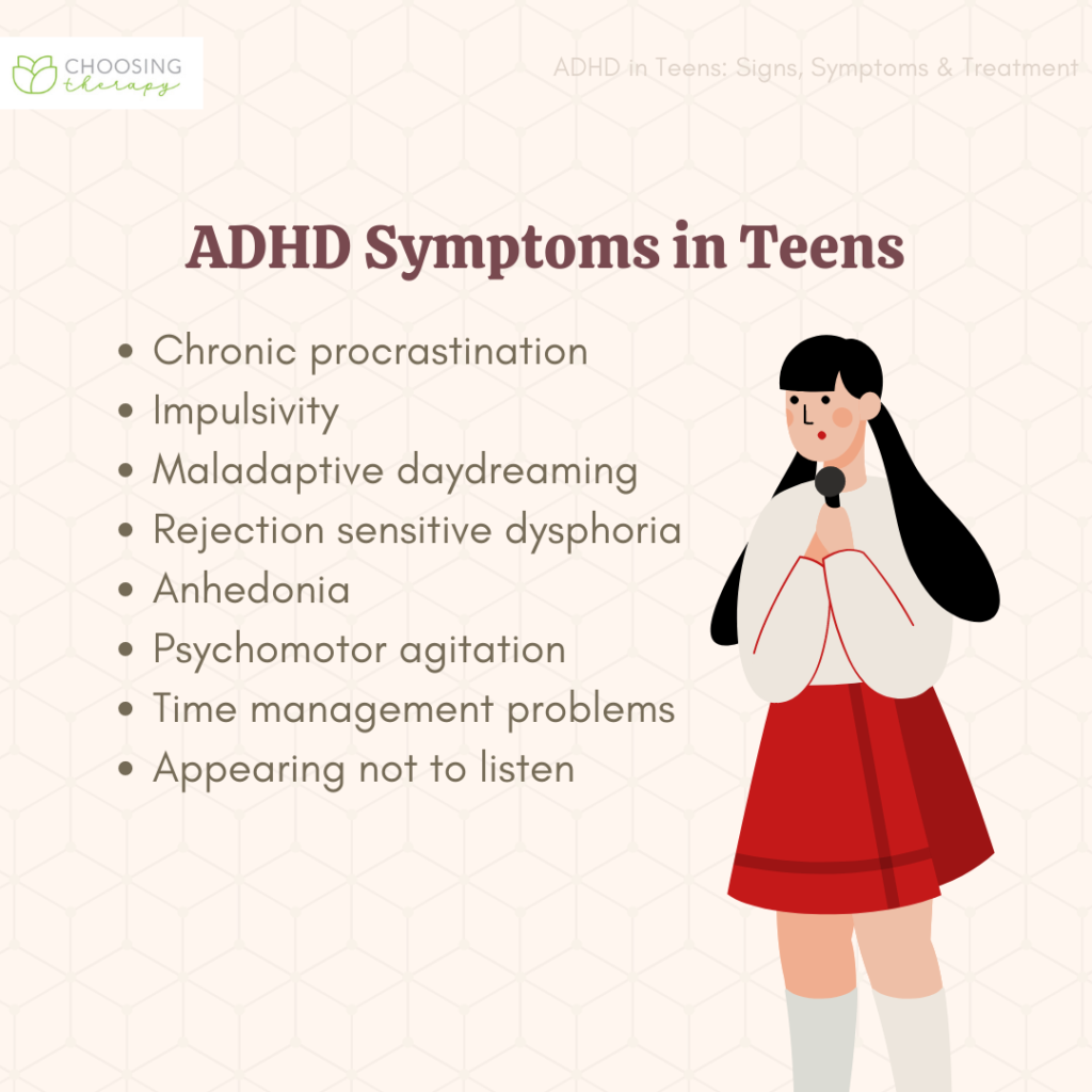 Symptoms Of ADHD In Teens Symptoms Of ADHD In Teens