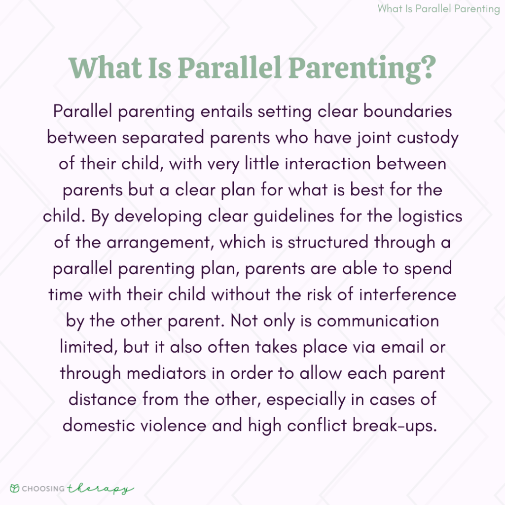 10 Tips for Successful Parallel Parenting