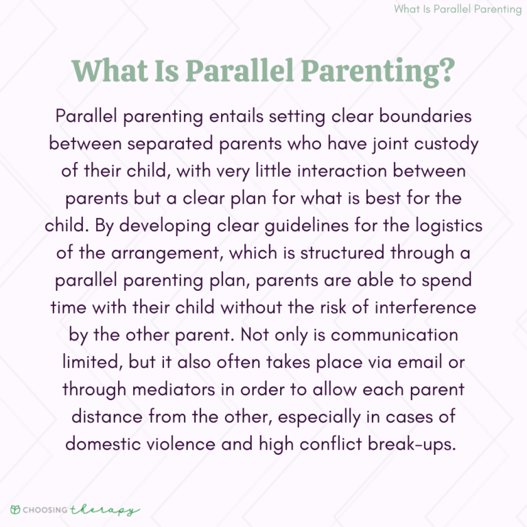 10 Tips for Successful Parallel Parenting
