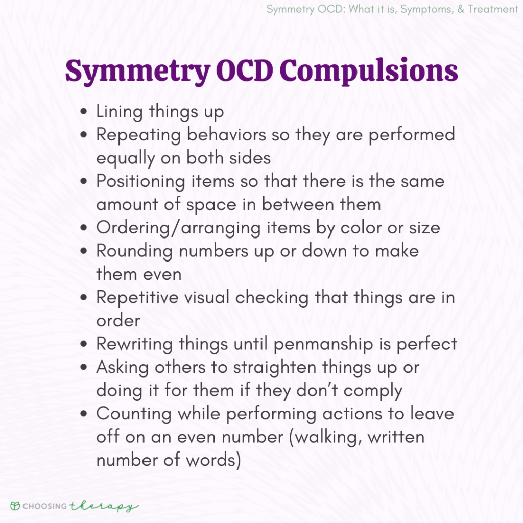Symmetry OCD: What It Is, Symptoms, & Treatment