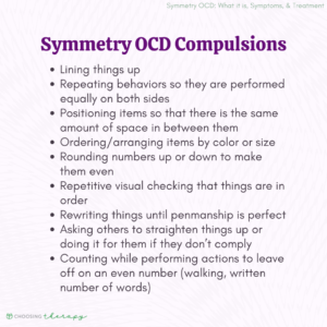 Symmetry OCD: What It Is, Symptoms, & Treatment