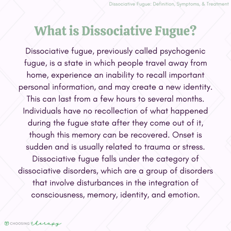 What Is Dissociative Fugue?