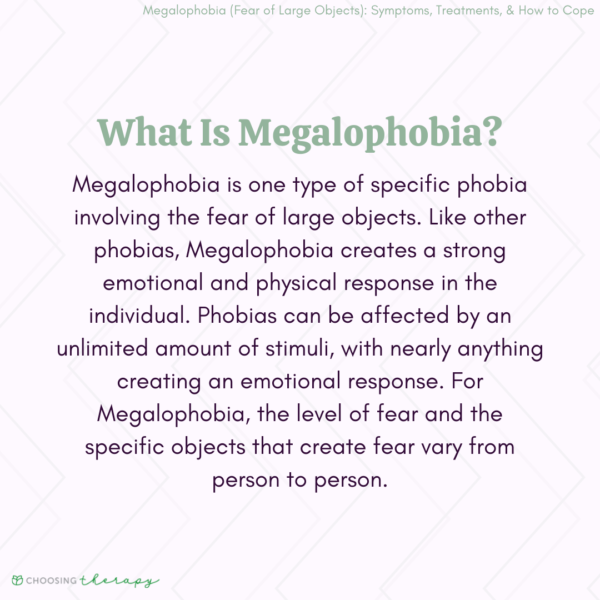 Megalophobia: Fear of Large Objects