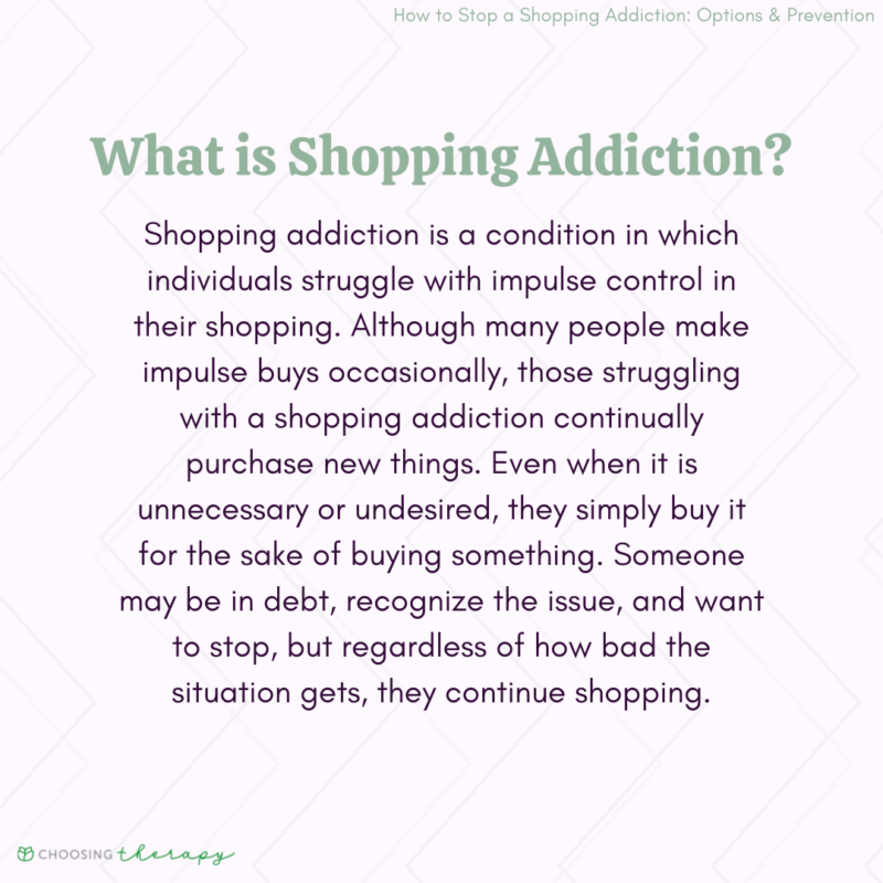 How to Stop a Shopping Addiction: 13 Helpful Strategies from Therapists