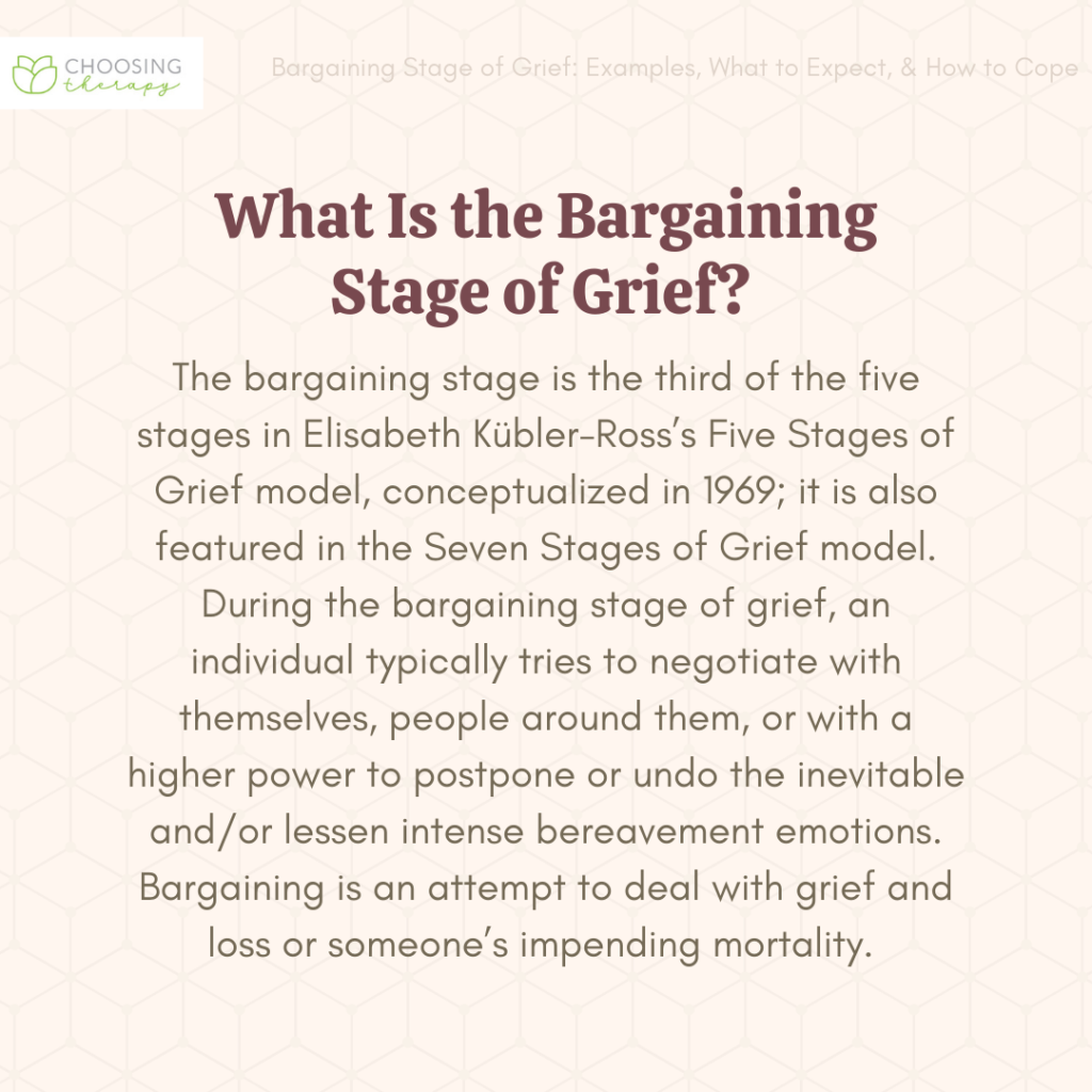 What Is the Bargaining Stage of Grief?