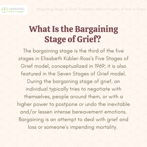 What Is the Bargaining Stage of Grief?
