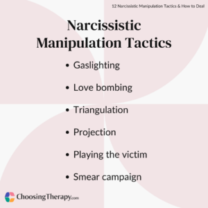 12 Narcissistic Manipulation Tactics