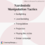 12 Narcissistic Manipulation Tactics
