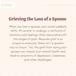 How to Cope With the Loss of a Spouse