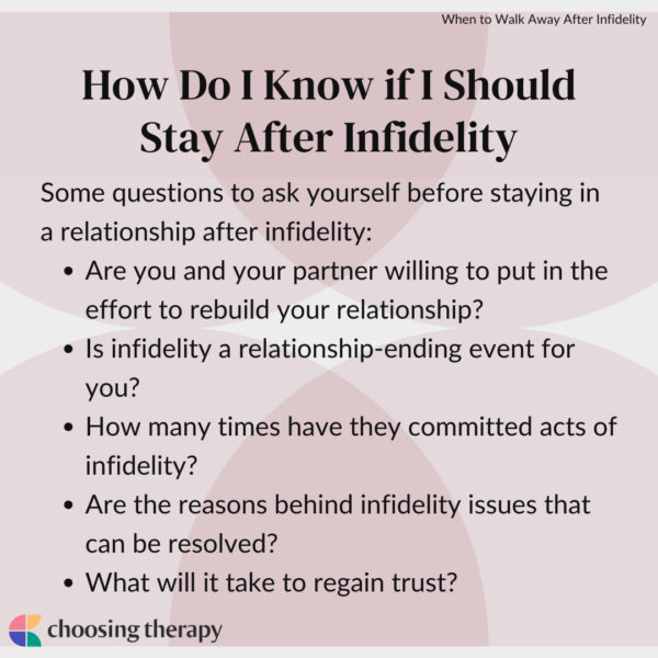 10 Signs You Should Walk Away After Infidelity