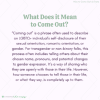 A Guide to Coming Out as Trans